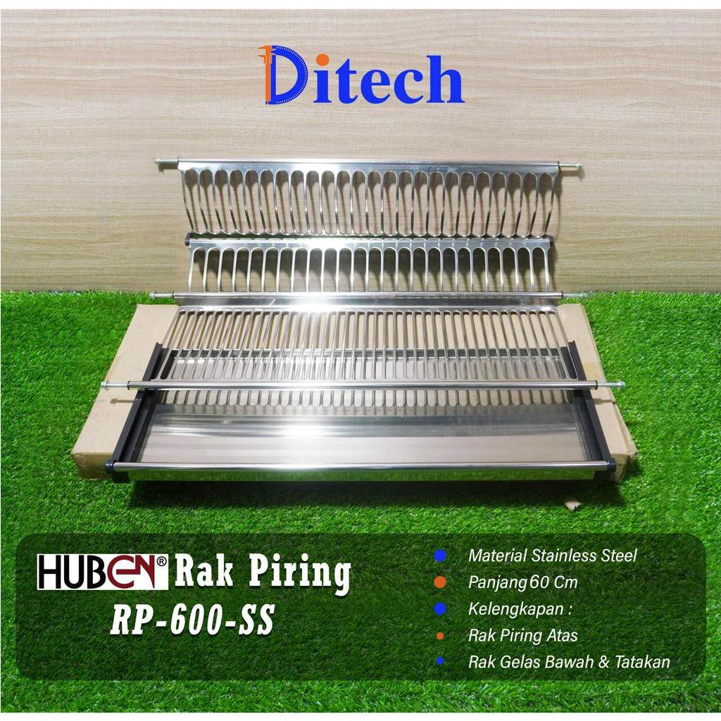 Jual Rak Piring 600mm Stainless HUBEN / Rak Piring Gantung Mangkok ...