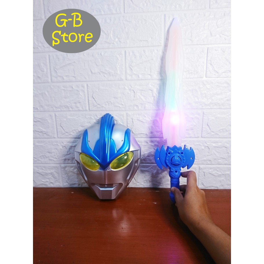 Jual Mainan Topeng & Pedang Ultraman - Paket Mainan Ultraman Set ...