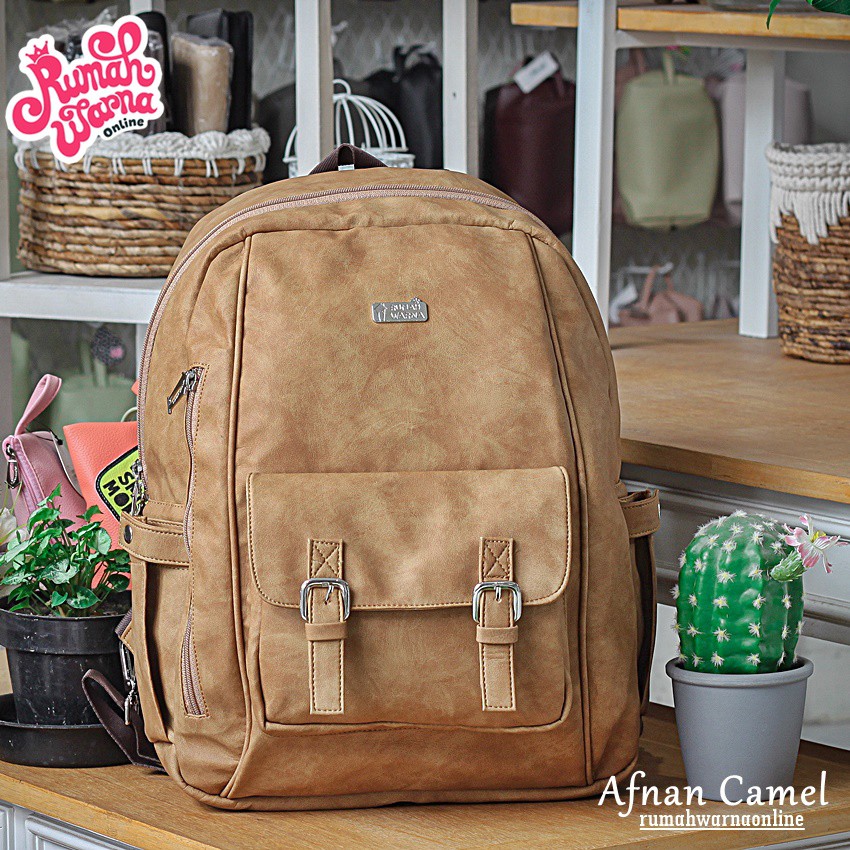 Jual Rumah Warna Tas Ransel Tas Laptop 15 inci 28 x 12 x 38 cm Afnan ...