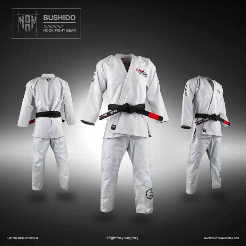 Jual BJJ GI HOOK BUSHIDO / GI JIUJITSU / GI JIUJITSU FIGHT GEAR ...