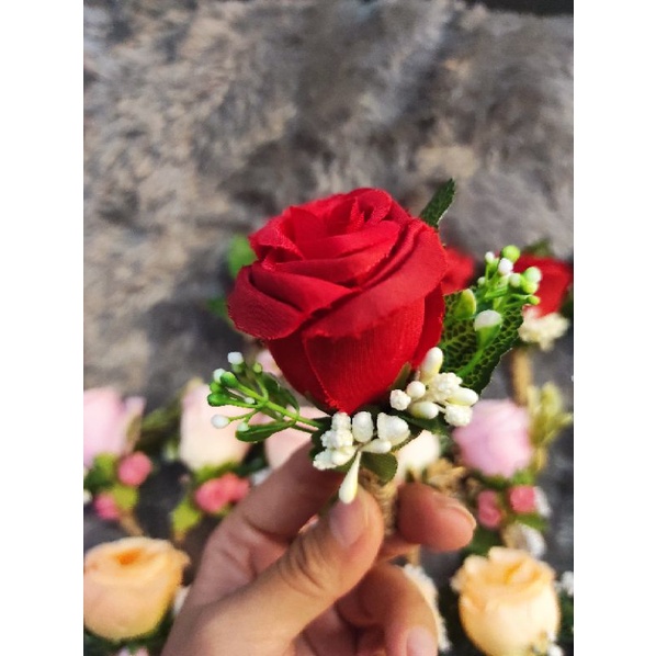 Jual Bunga Dada/ Bunga Panitia/ Pin dada/ Corsage Rose Elegant warna ...