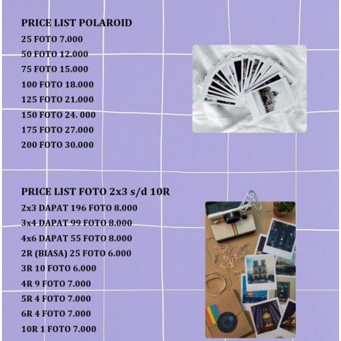 Jual CETAK POTO/POLAROID 2x3 s/d 10R | Shopee Indonesia