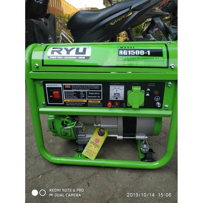 Jual Unik GENERATOR SET GENSET TEKIRO RYU RG1500-1 TEKIRO RYU ...