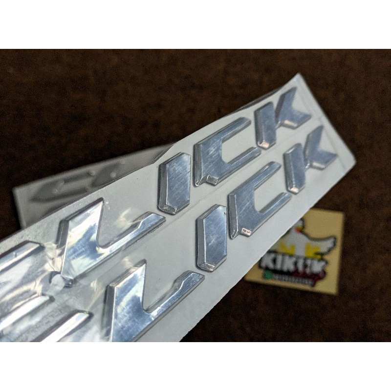 Jual Emblem / Badge 3D Motif Tulisan Honda Klik Honda click Timbul ...