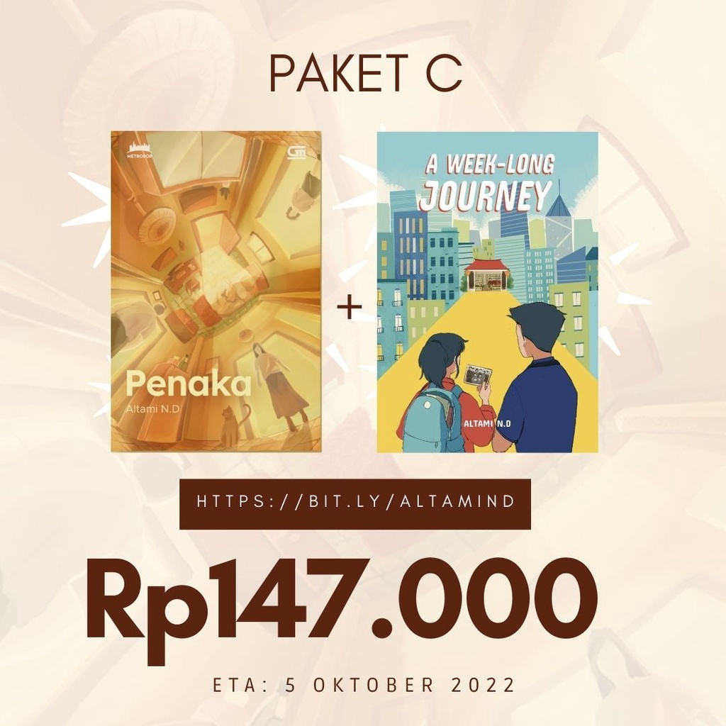 Jual PENAKA / A WEEK-LONG JOURNEY Altami N.D (+TTD) | Shopee Indonesia