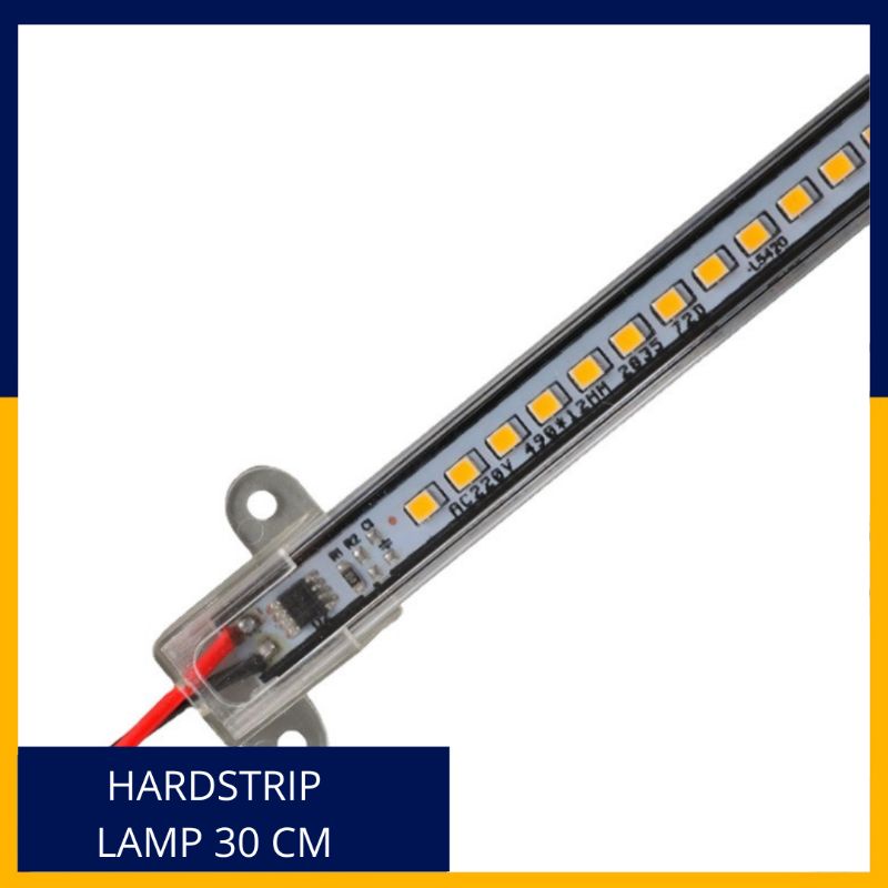 Jual Hard Strip LED SMD 4014 7W Putih 6500K AC 220V + Casing 30 cm ...