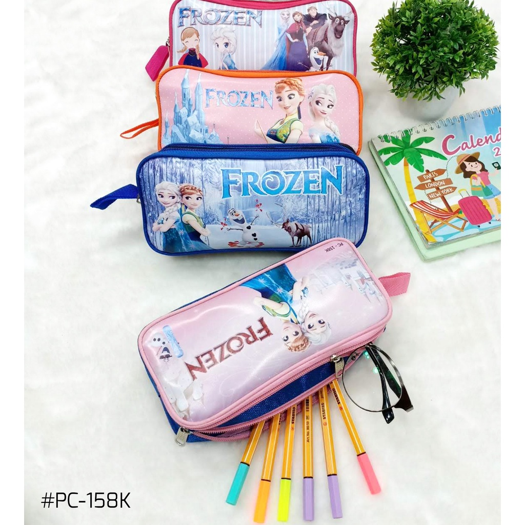 Jual TEMPAT PENSIL KARAKTER FROZEN / PERLENGKAPAN SEKOLAH ANAK / ATK ...