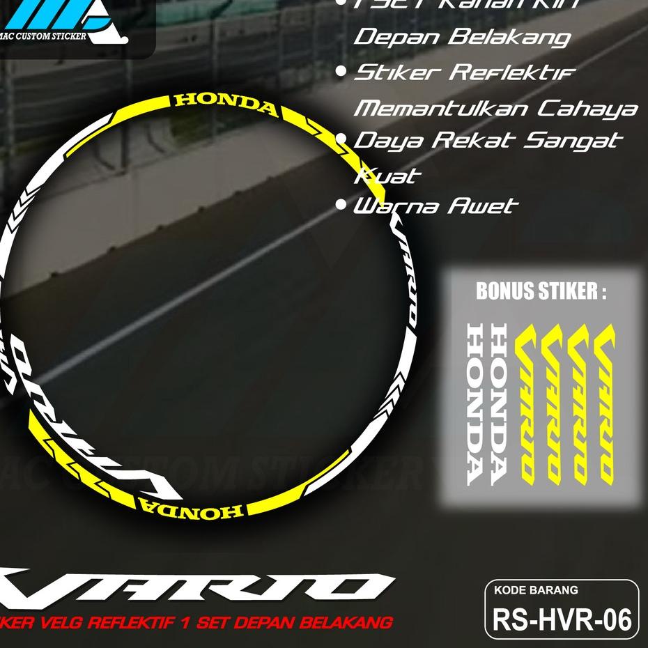 Jual Tren Kekinian.. CUTTING STIKER STICKER LIS LIST RODA MOTOR VARIO ...