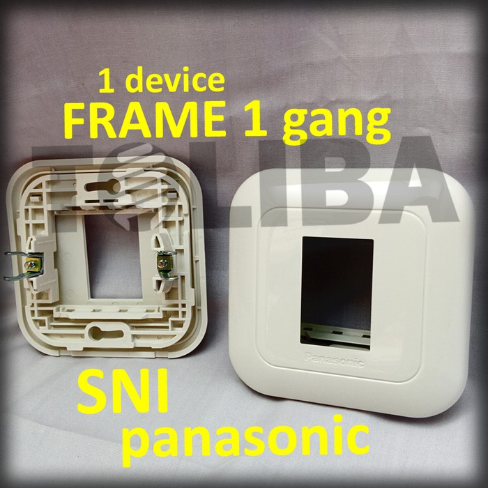 Jual frame engkel panasonic / frame 1 gang 1 device tanam tembok ...