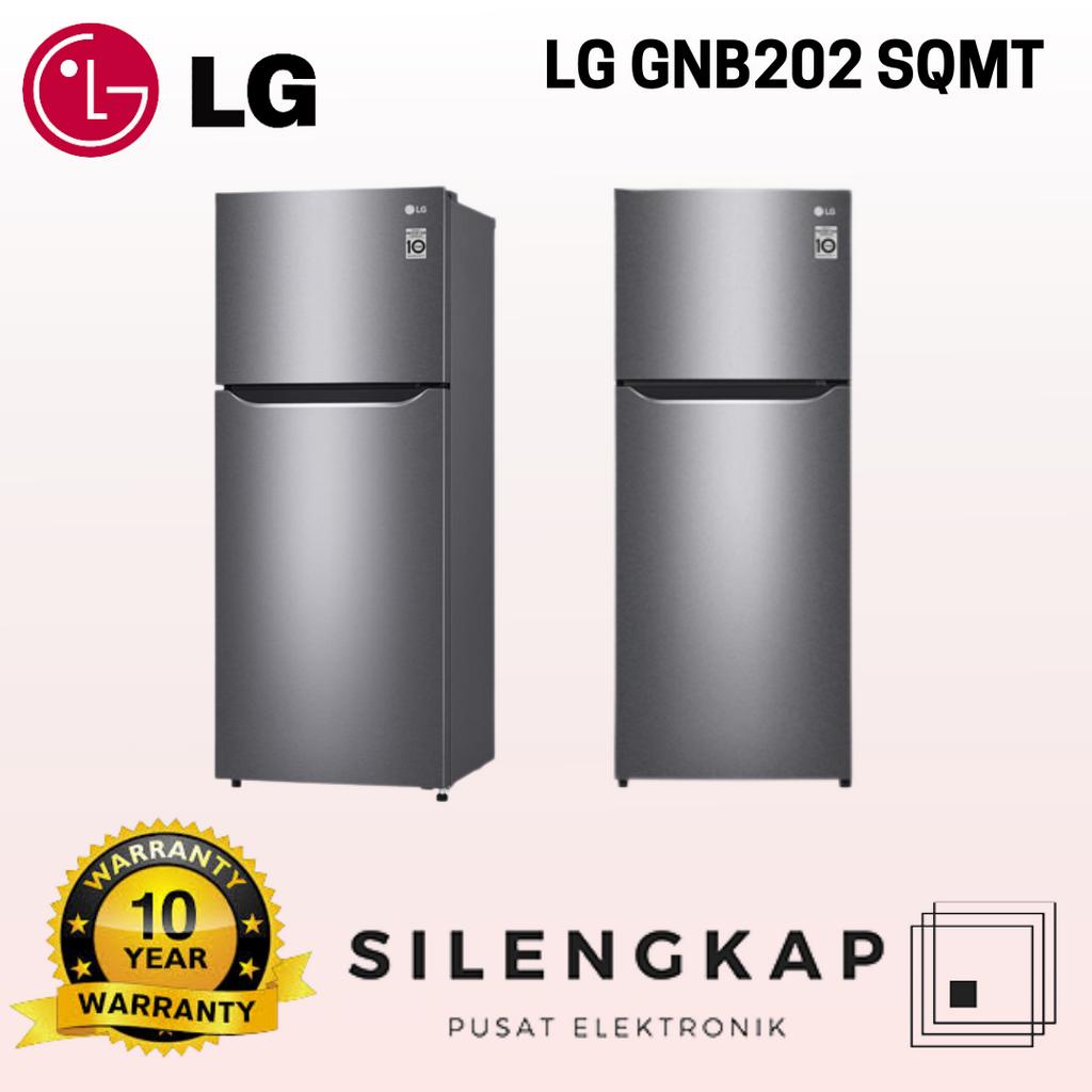 Jual Kulkas LG 2 Pintu GN-B202SQIB Smart Inventer Compressor GNB202 ...