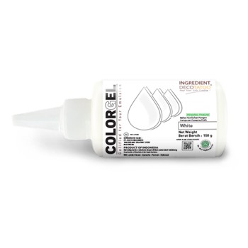 Jual Pewarna Makanan COLOR GEL WHITE DECOTATOO 150 GR | Shopee Indonesia