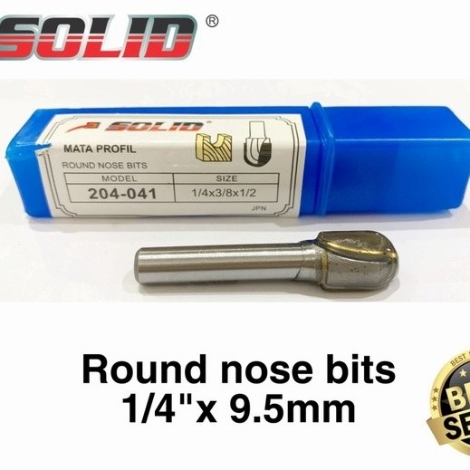 Jual Mata router mata profil 204-041 round nose bits 9.5mm | Shopee ...