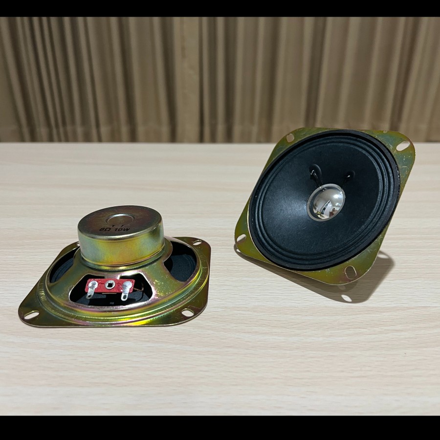 Jual SPEAKER FULL RANGE 4" 4 INCH 8OHM 8 OHM 10W 10 WATT KOTAK TV TELEVISI | Shopee Indonesia
