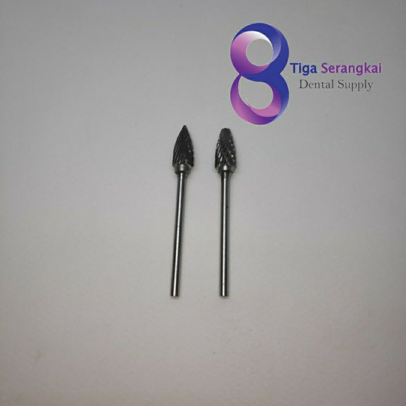 Jual Dental carbide bur / tungsten / fraser prosto denture akrilik gigi ...
