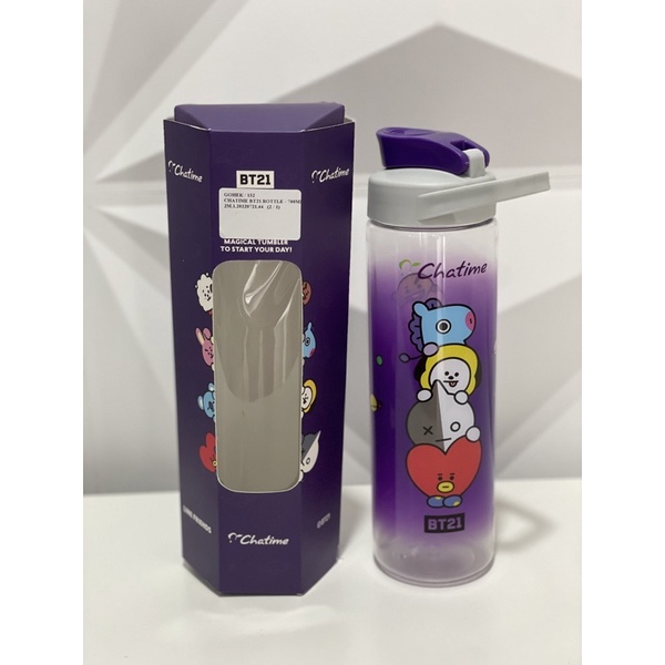 Jual BOTOL MINUM CHATIME X BT21 | Shopee Indonesia