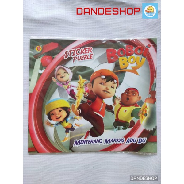 Jual Boboiboy Seri Buku Sticker Puzzle boboi boy Stiker Anak Boboi Boy ...