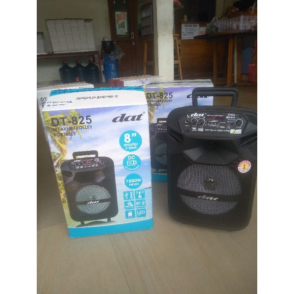 Jual Speaker aktif portable wireless DAT DT 825 | Shopee Indonesia