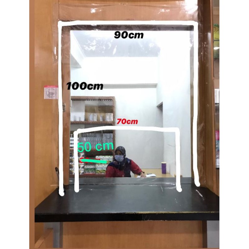 Jual Acrylic pembatas meja | Shopee Indonesia