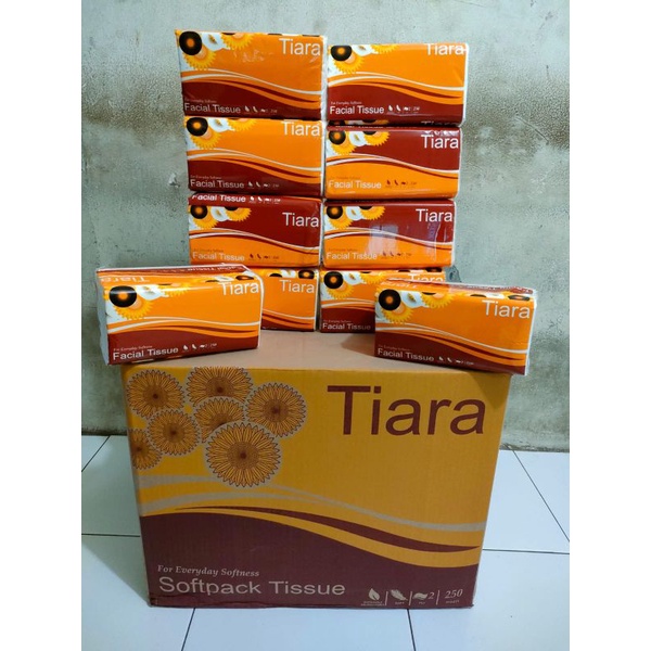 Jual Tissue Wajah TESSA & TIARA TISSUE FACIAL 250 s/2 ply | Shopee ...