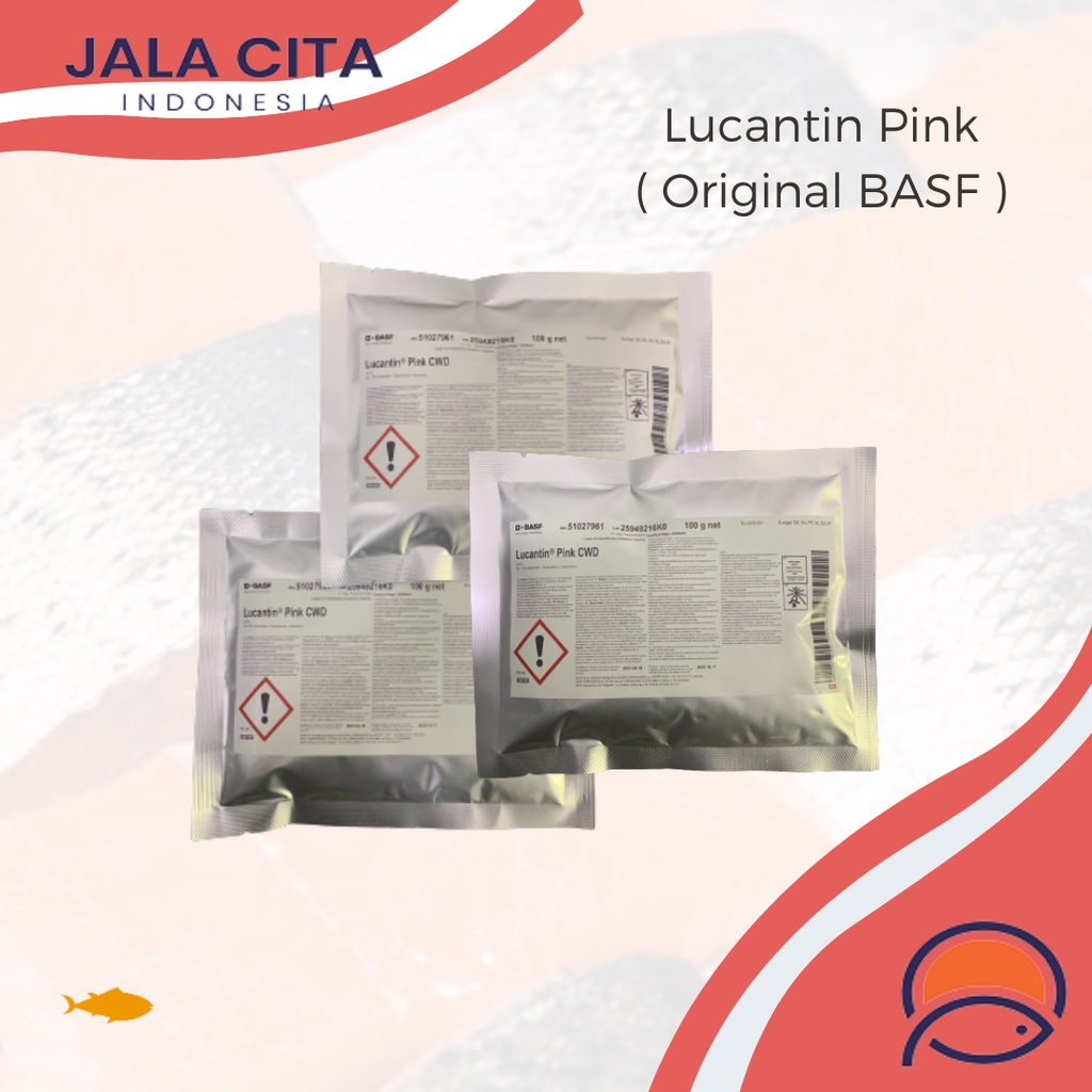 Jual ASTAXANTHINE 10% - Lucantin Pink Original BASF 100gr | Shopee ...