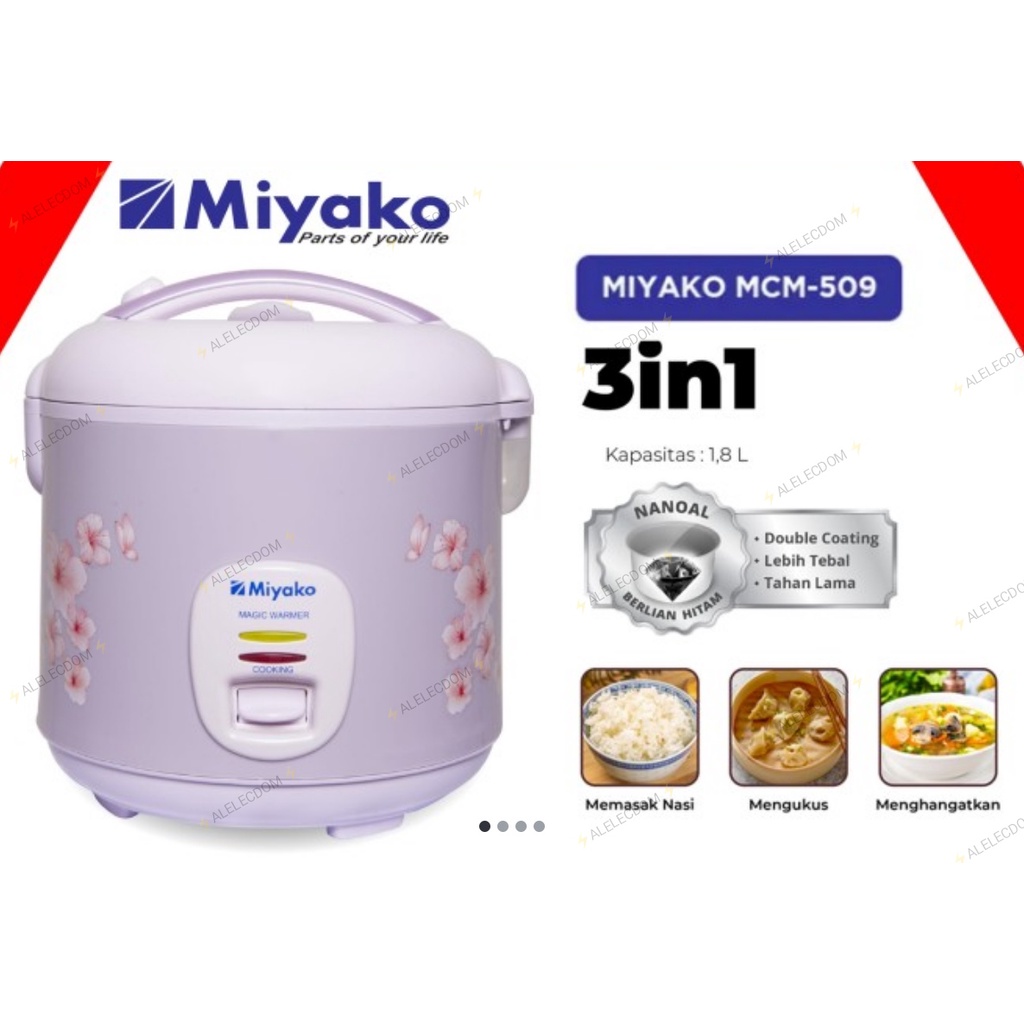 Jual Miyako Magic Com MCM 509 1,8L Rice Cooker Miyako 1,8L MCM509 ...