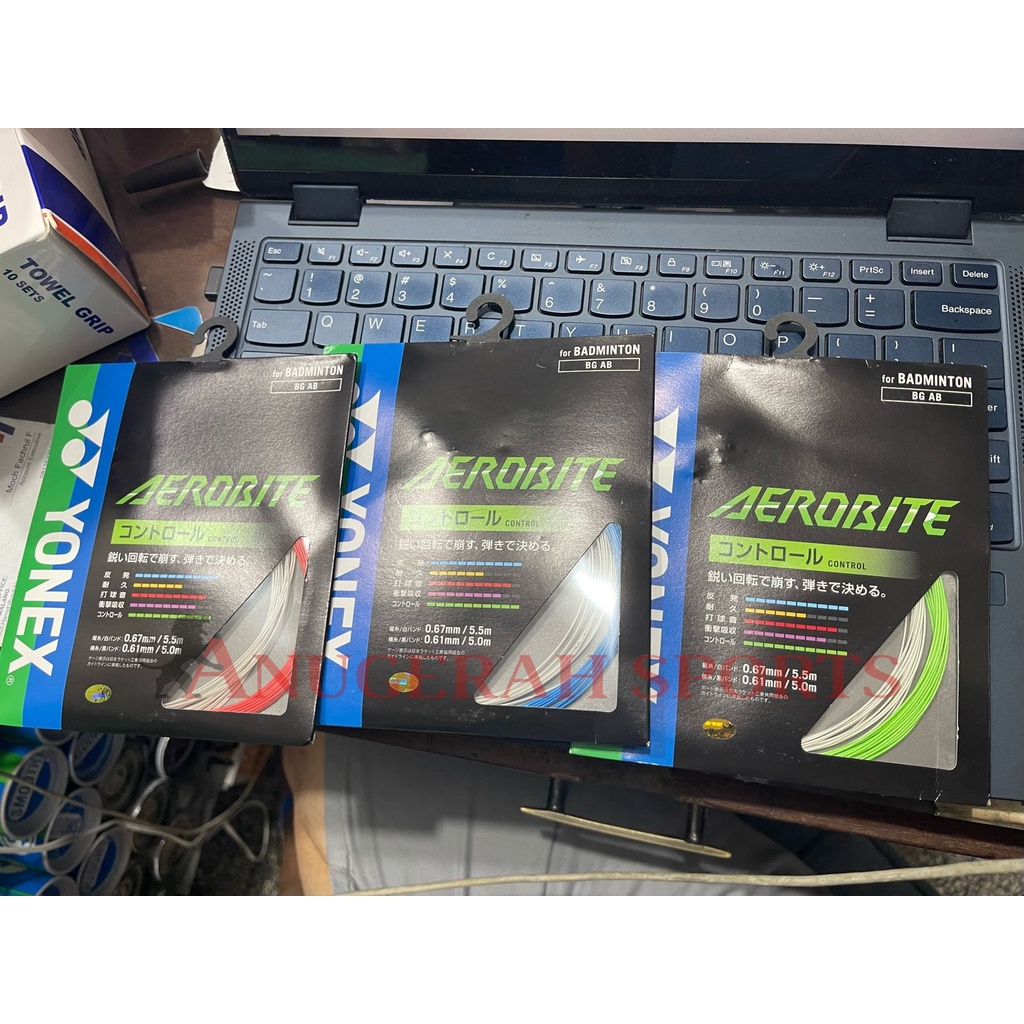 Jual SENAR RAKET BADMINTON ANGYNX AEROBITE JP ORIGINAL (EXCLUSIVE FOR ...