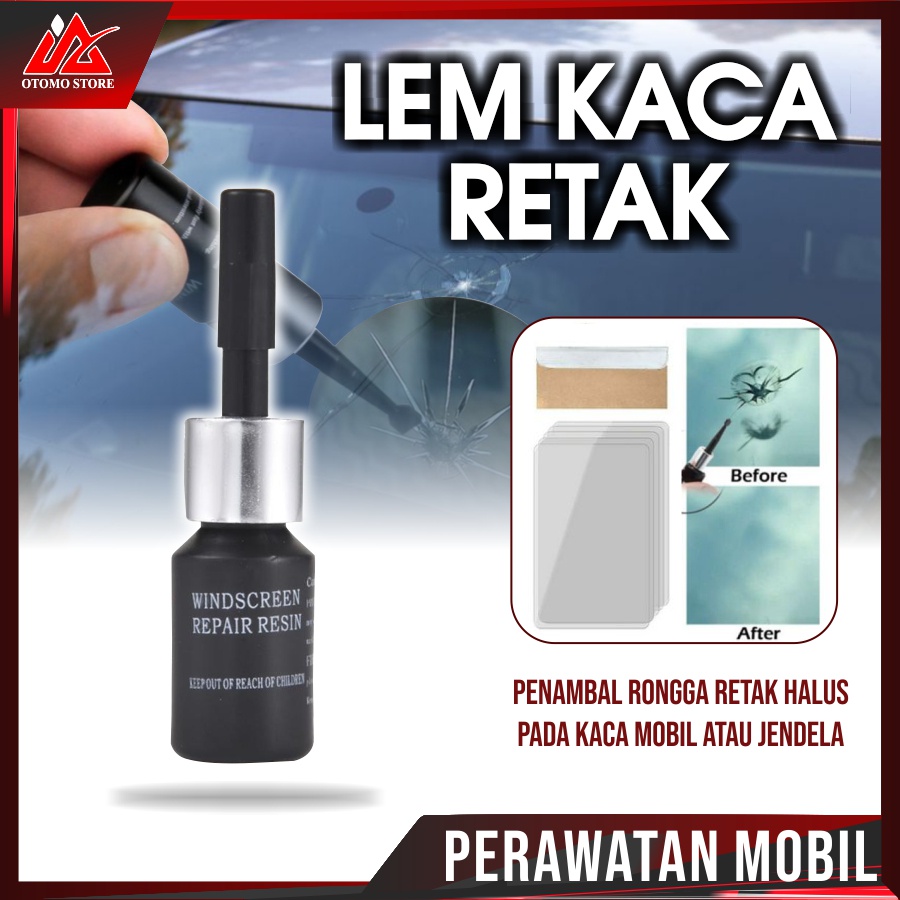 Jual LEM KACA RETAK Lem Kaca Mobil Retak Windshield Repair Kit Original Import Lem Kaca Mobil ...