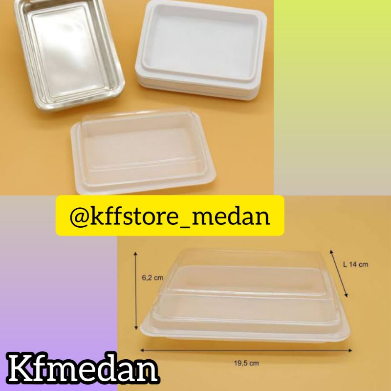 Jual Mika Snack Box Putih / Mika Brownies Putih S (Per pcs) | Shopee ...