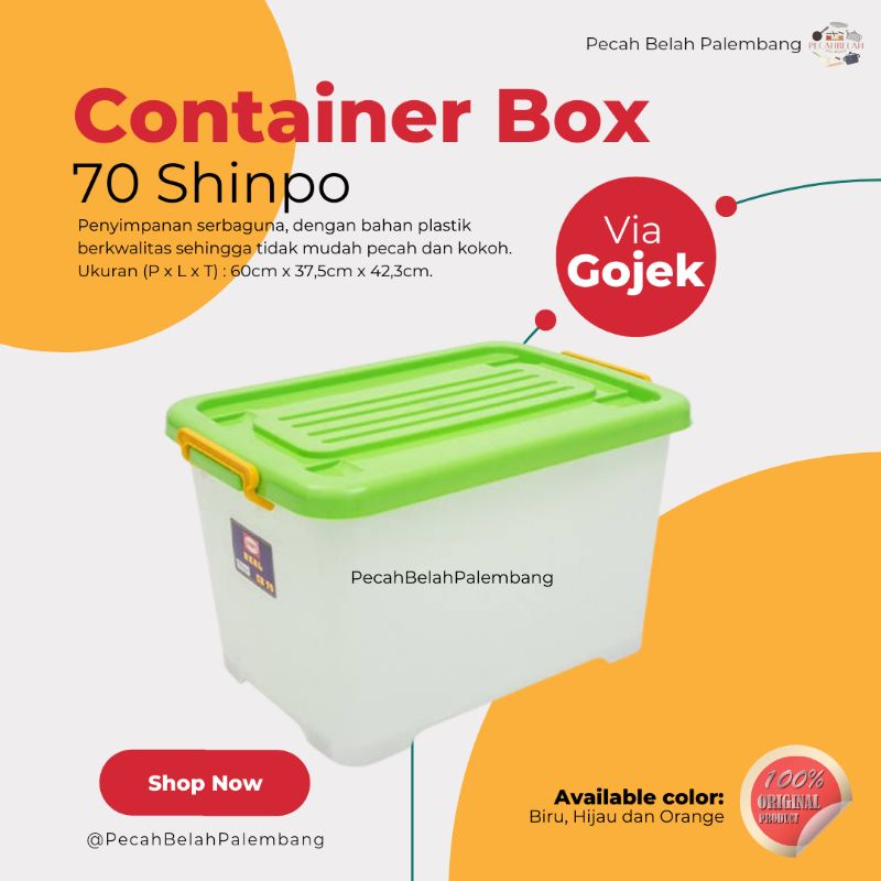 Jual Container Box / Tempat Penyimpanan CB 70 Shinpo | Shopee Indonesia