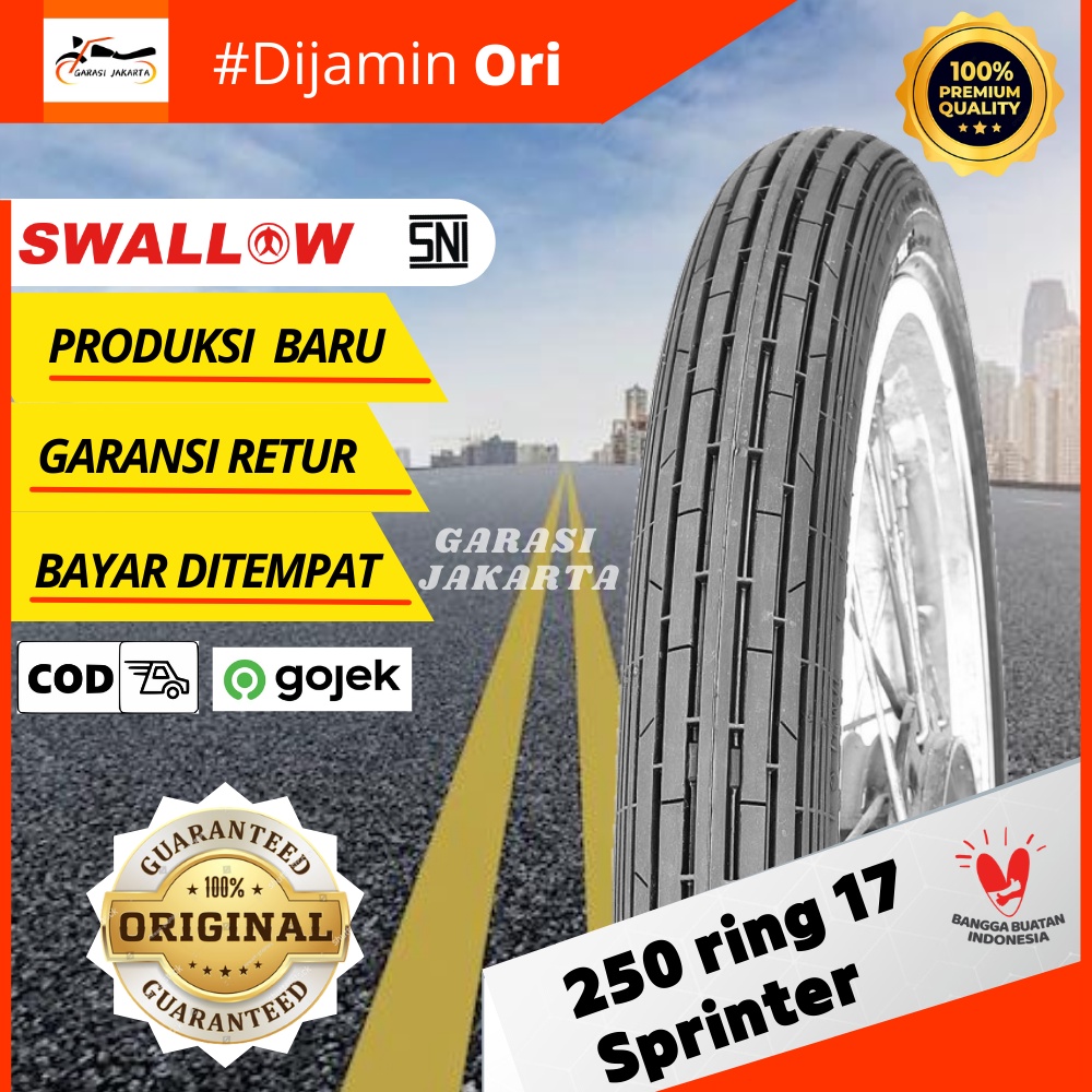 Jual Ban luar motor ring 17 250 swallow astrea grand japstyle ring 17 ...