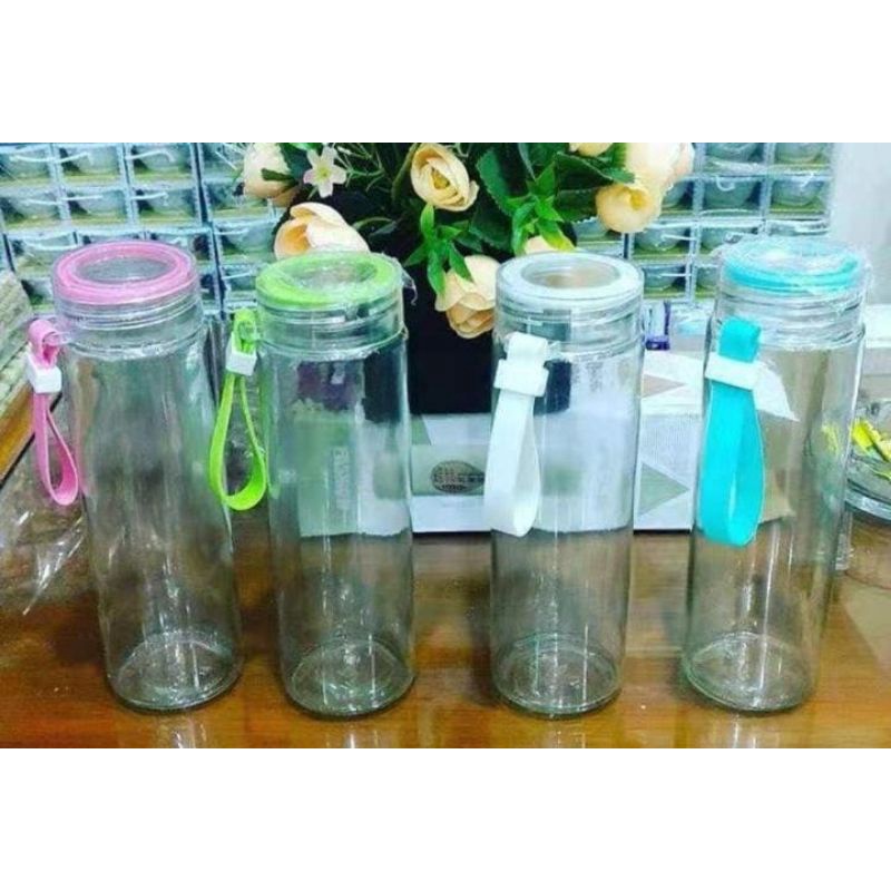 Jual BOTOL SLIM BENING TUTUP WARNA / Souvenir Botol Minum 400ml Botol ...
