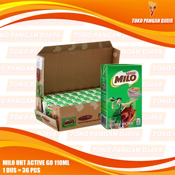 Jual UHT Milo Active Go 110ml 1Dus isi 36pcs | Shopee Indonesia