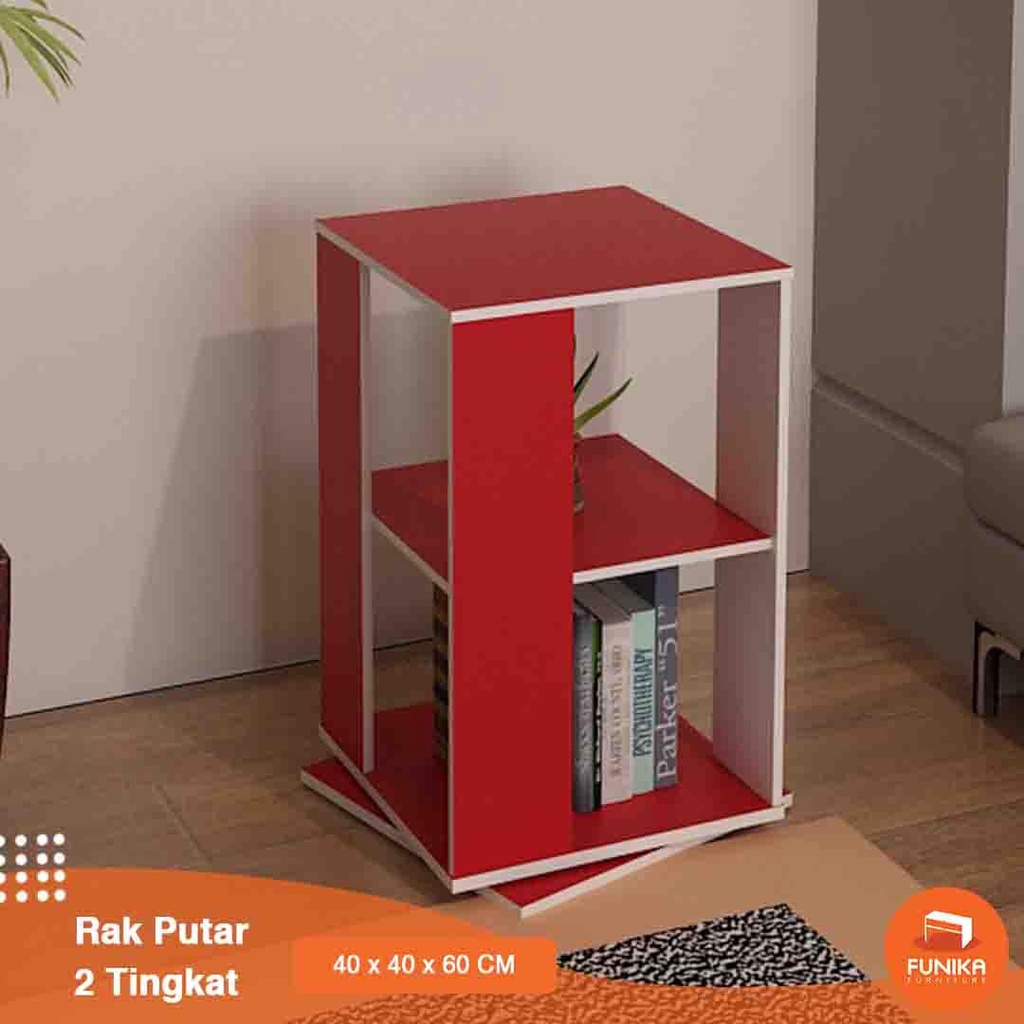 Jual Funika 22000 RD/WH - Rak Putar 2 Tingkat / Rak Serbaguna 2 Susun ...