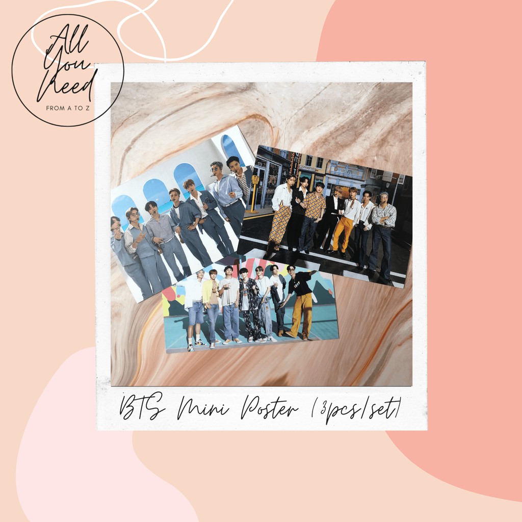 Jual BTS Mini Poster Set (ArtCarton 260g) | Shopee Indonesia