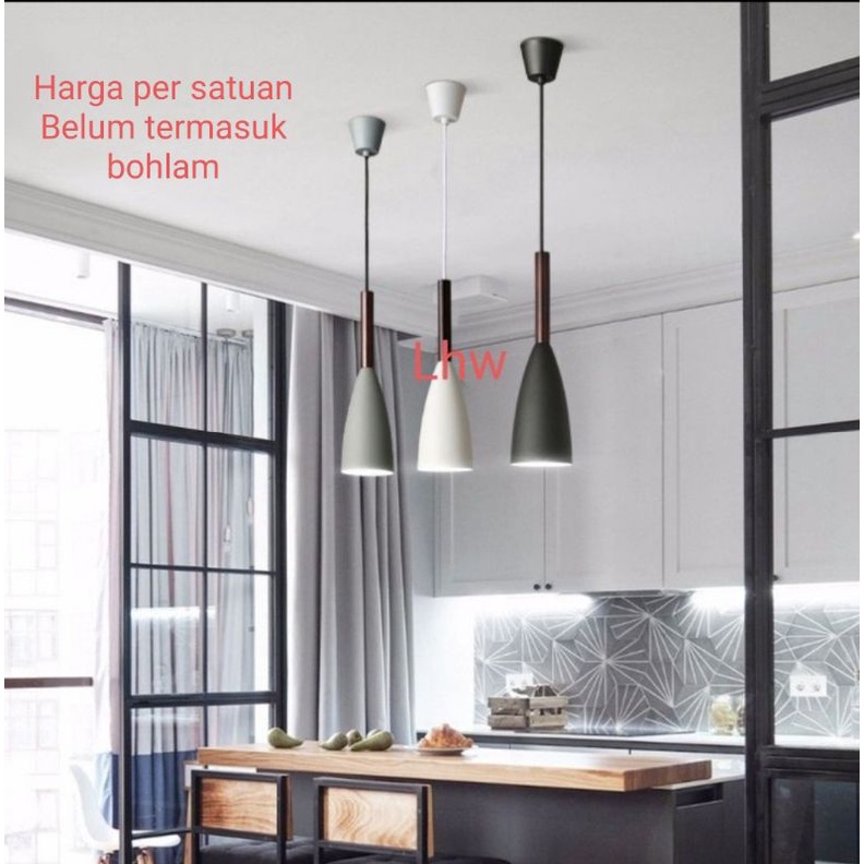 Jual Lampu gantung tabung minimalis/ Nordic Modern ruang makan, santai, baca, cafe, mini bar VL ...