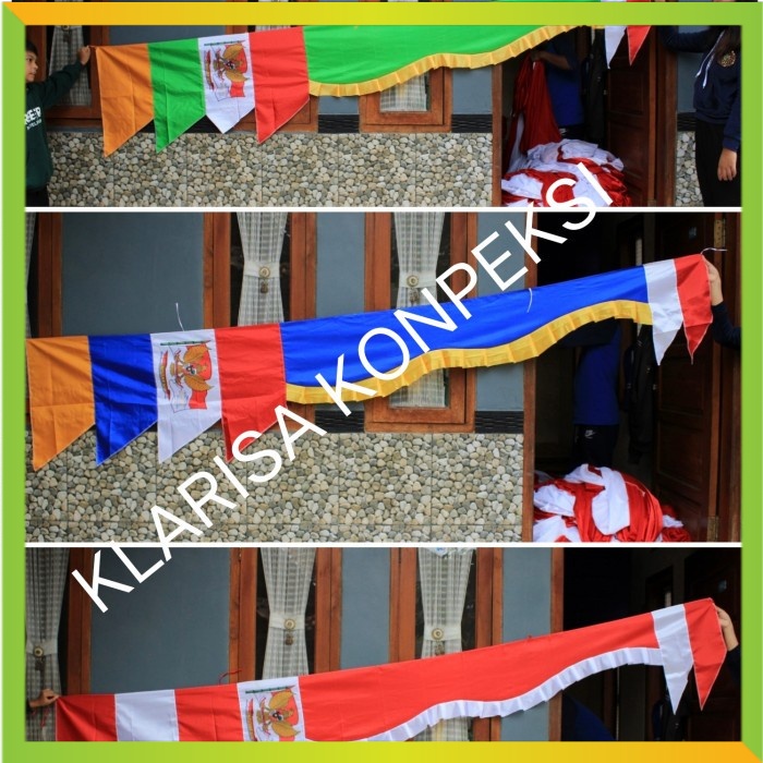 Jual BENDERA HIASAN 17 AGUSTUSAN UKURAN 3 METER BENDERA GANG | Shopee ...