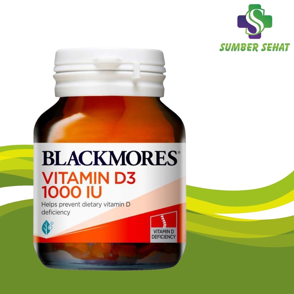 Jual BLACKMORES VITAMIN D3 1000 IU BOTOL 60 KAPSUL | Shopee Indonesia