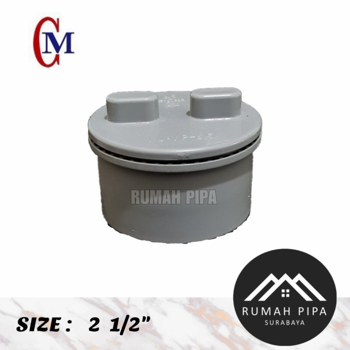 Jual Clean Out 2 1/2" AW / Tutup Kontrol Pipa 2 1/2" AW - CM | Shopee ...