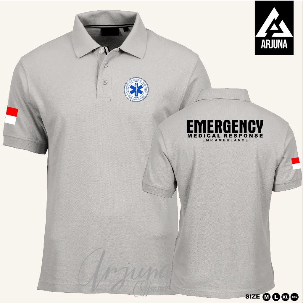 Jual Polo Driver Ambulance - BAJU KERAH EMERGENCY MEDICAL RESPONSE ...
