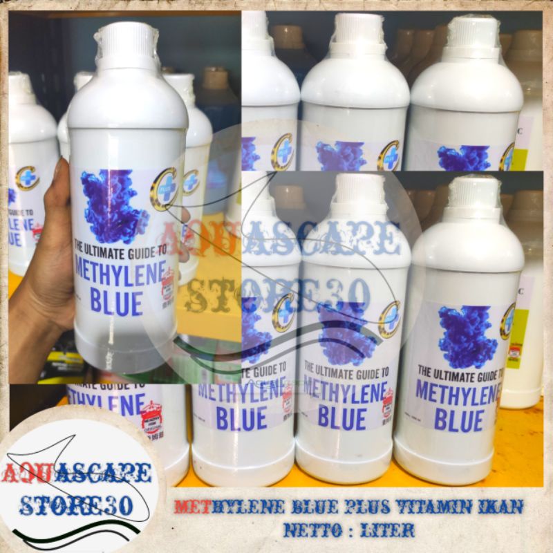 Jual methylene blue plus vit C 1 liter / methylene blue / obat biru ...