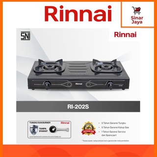 Jual RINNAI RI-202 S Kompor Gas 2 Tungku Sun Burner | Shopee Indonesia