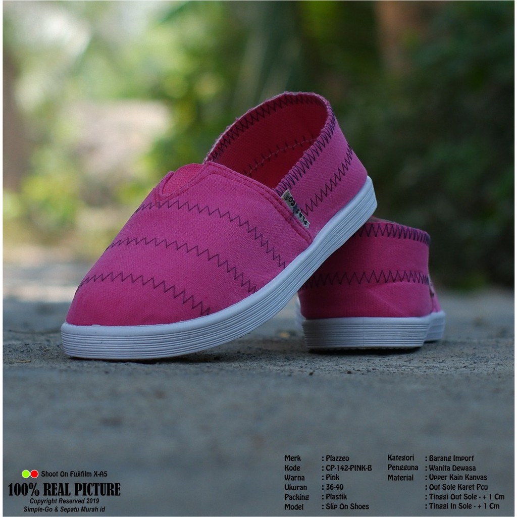 Jual SIMPLE GO BOGOR - SEPATU SLIP ON WANITA CP 142 CP 143 36-40 | Shopee Indonesia