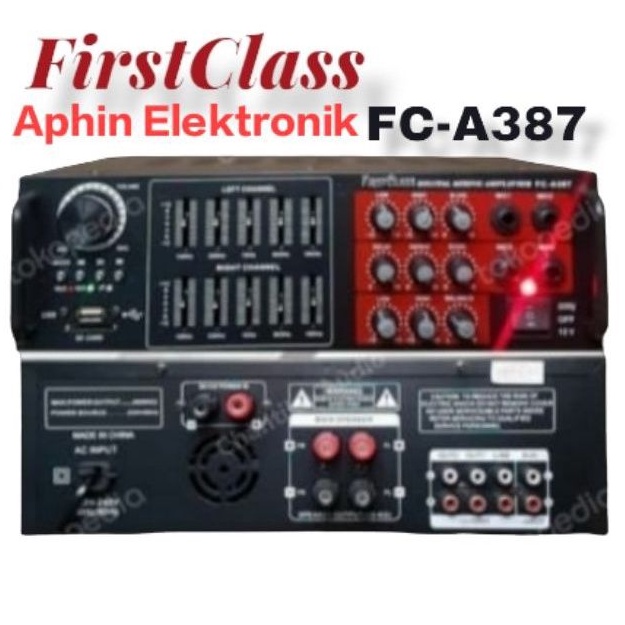 Jual Ampli Firstclass FC A387 Bluetooth | Shopee Indonesia