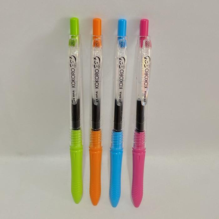 Jual PULPEN KOKORO GEL PEN HITAM 0.5 MM / 1 BOX ISI 12 PCS | Shopee ...