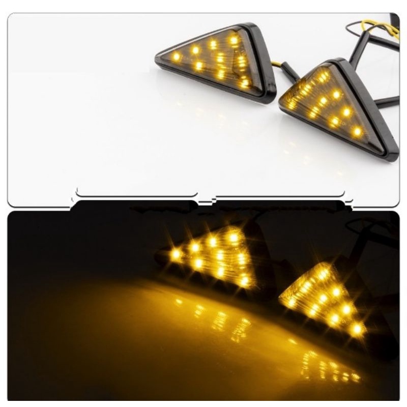 Jual Lampu Sen Tempel Segitiga Universal GMA Sein tempel segitiga | Shopee Indonesia