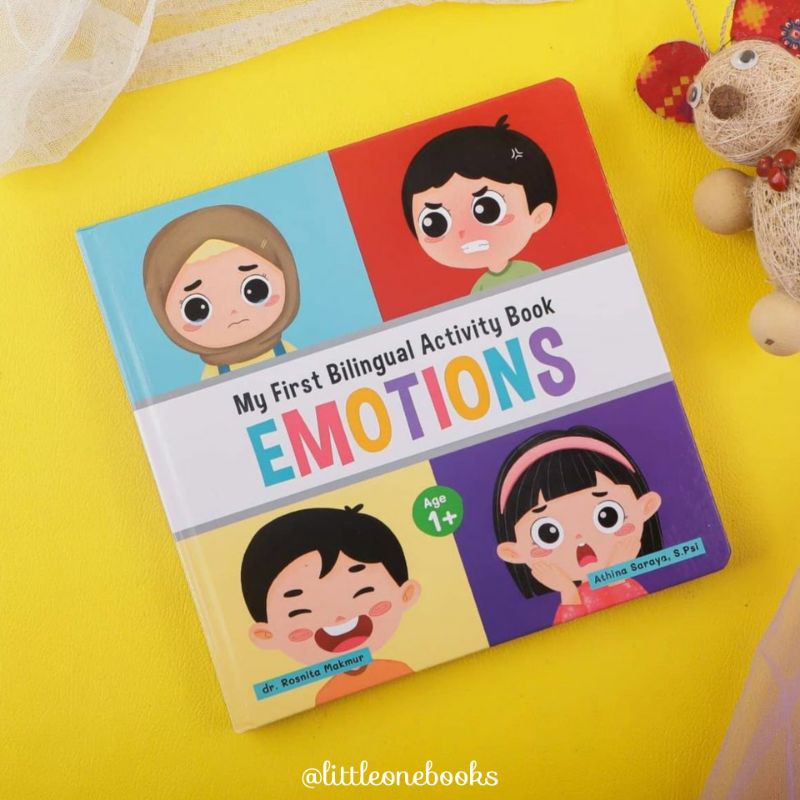 Jual My First Bilingual Activity Book emotions / emotion book / buku ...