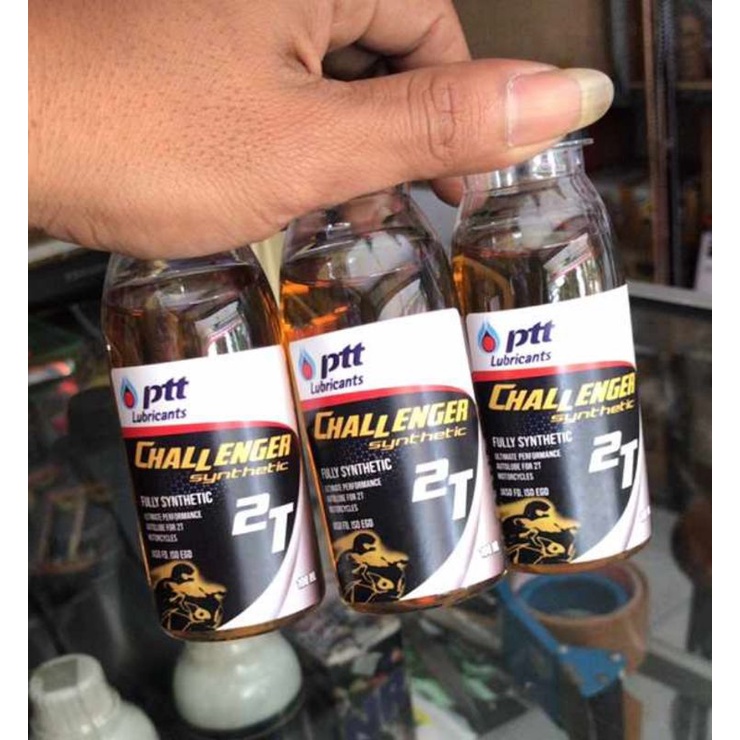 Jual Oli 2T ptt lubricants racing full synthetic jaso FD kemasan 100ml ...