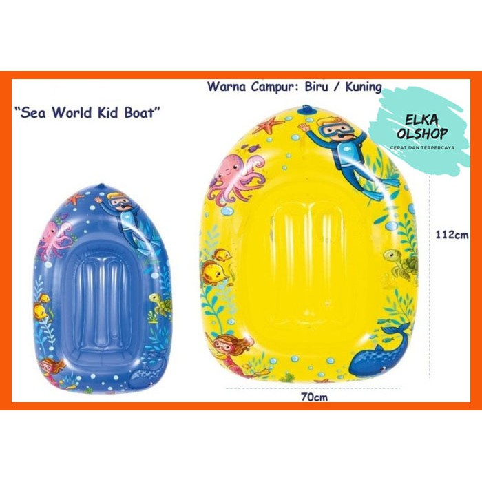 Jual Sea World Kid Boat - Perahu Renang Kantong | Shopee Indonesia