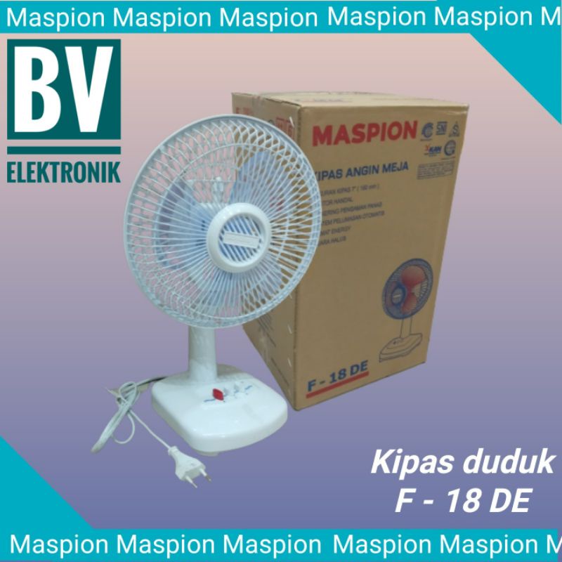 Jual Kipas angin (Gratis Ongkir) Original Maspion meja F-18 D/ Kipas ...
