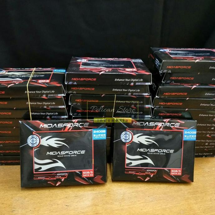 Jual SSD MIDAS FORCE SUPER LIGHTNING [240GB] | Shopee Indonesia